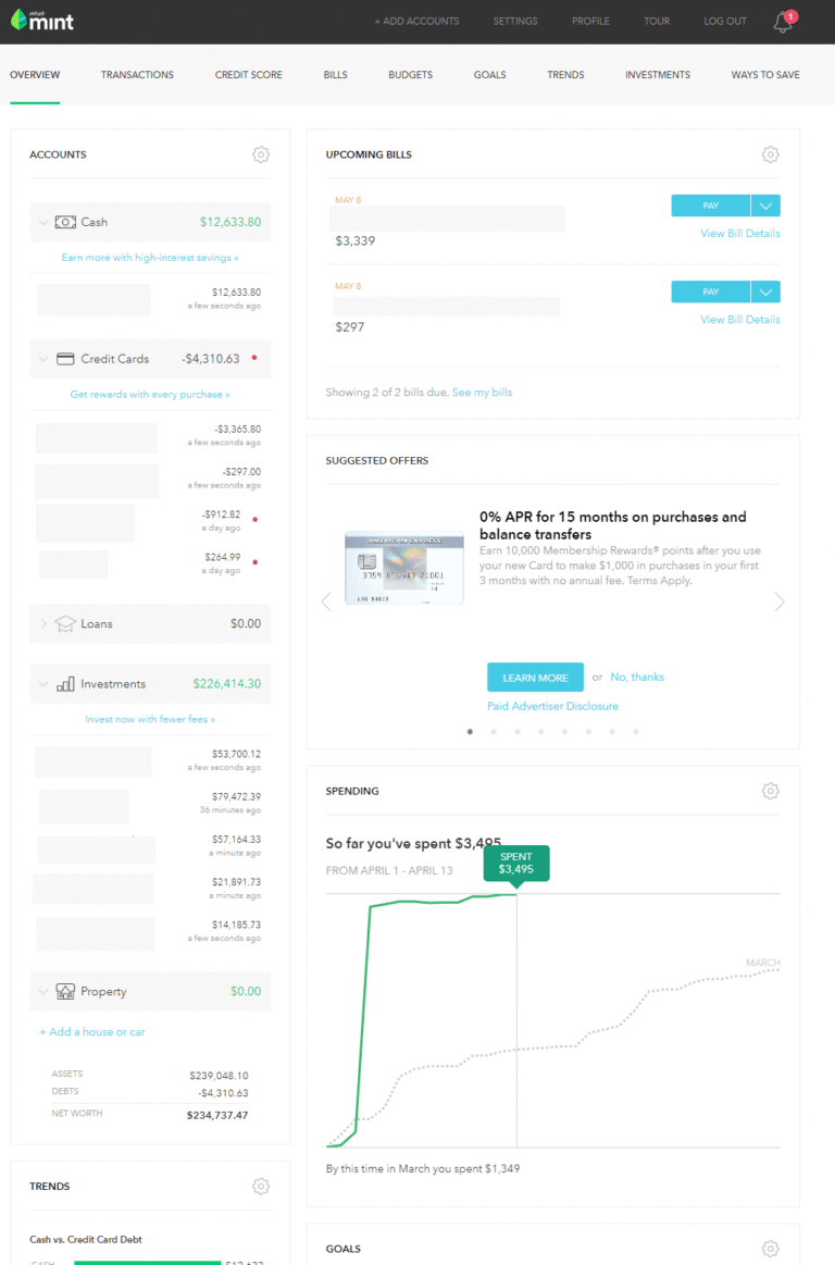 Personal Capital vs. Mint: The Ultimate Money App Showdown - My Money ...